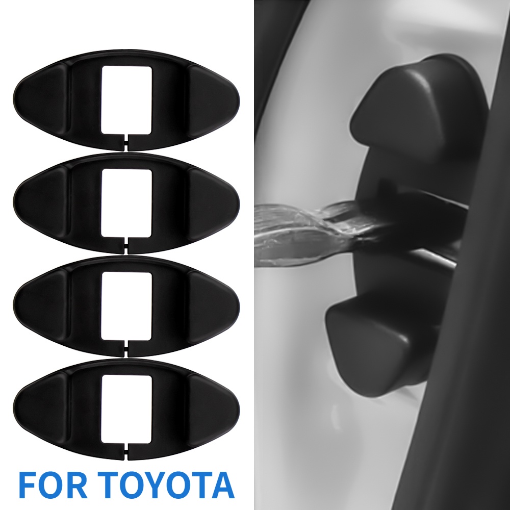 Abs Car Door Lock Stopper Limiting Covers Buckle Cover for Toyota Rav4 ...