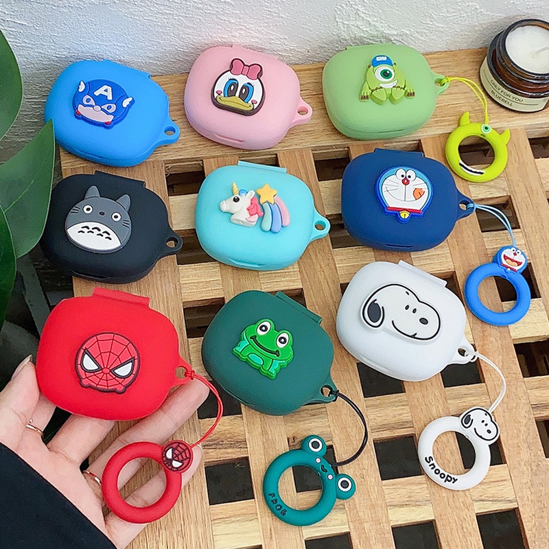 funny Cartoon Case For Redmi Buds 6 Play case with Ring rope Silicone ...