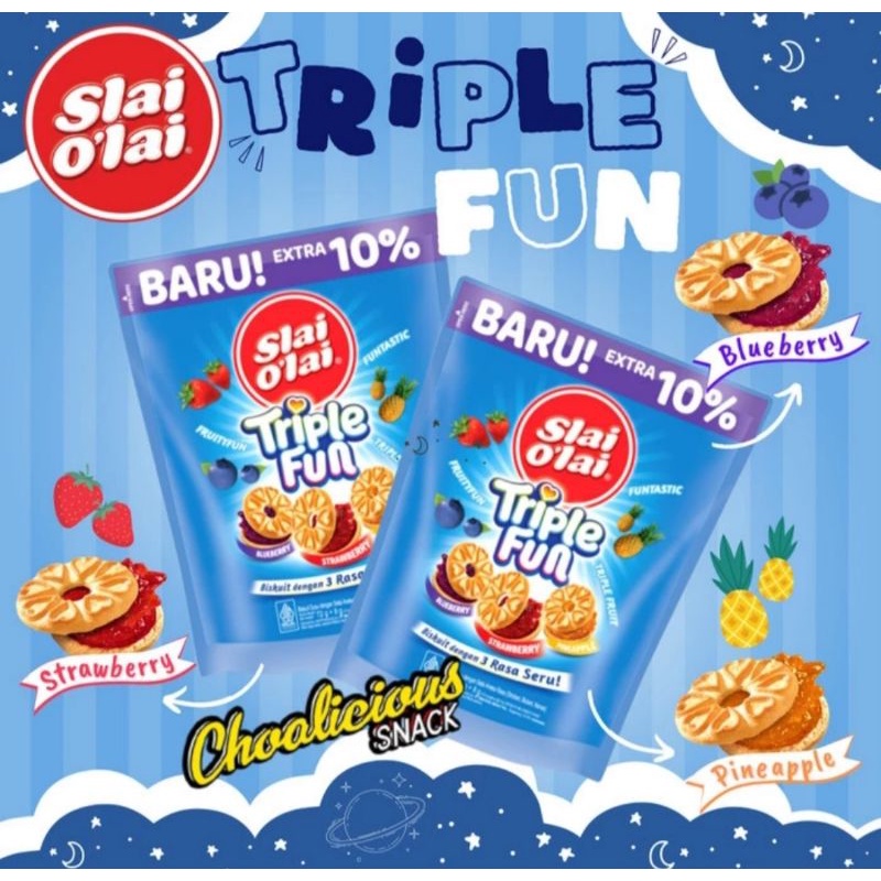 Slay Olay Triple Fun 3 flavors 10 pcs | Shopee Philippines