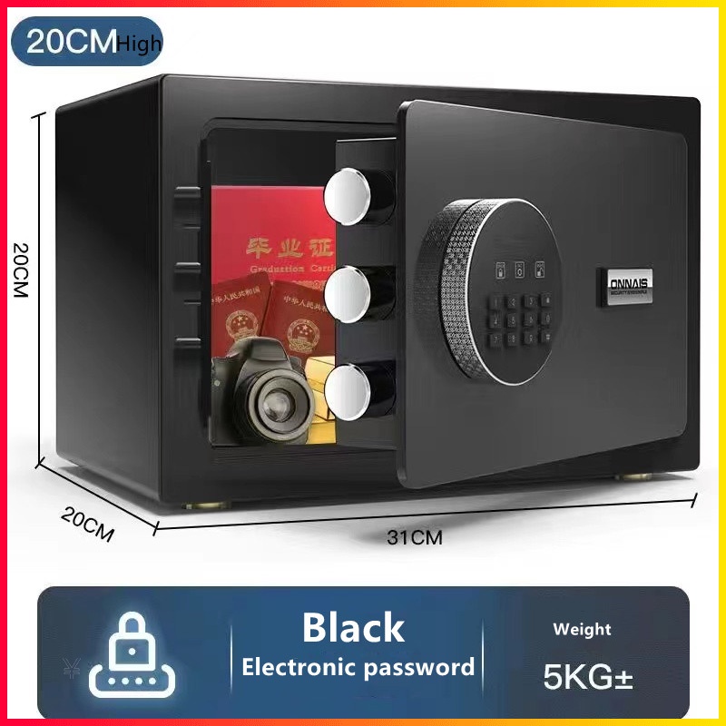 Vault Safe Box Fireproof AntiTheft Depository Cash Home Office ...
