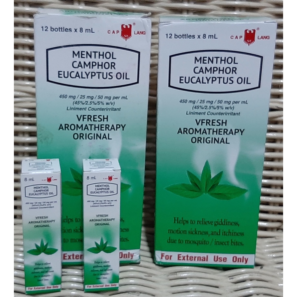 VFresh Aromatherapy - Original scent, 8 ml x 12 bottles (EAGLE BRAND ...