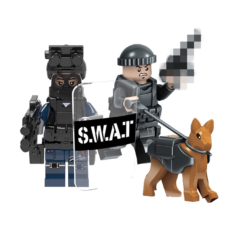 Team Special Soldier Mini Figure MOC Bricks Building Blocks Toys gift ...