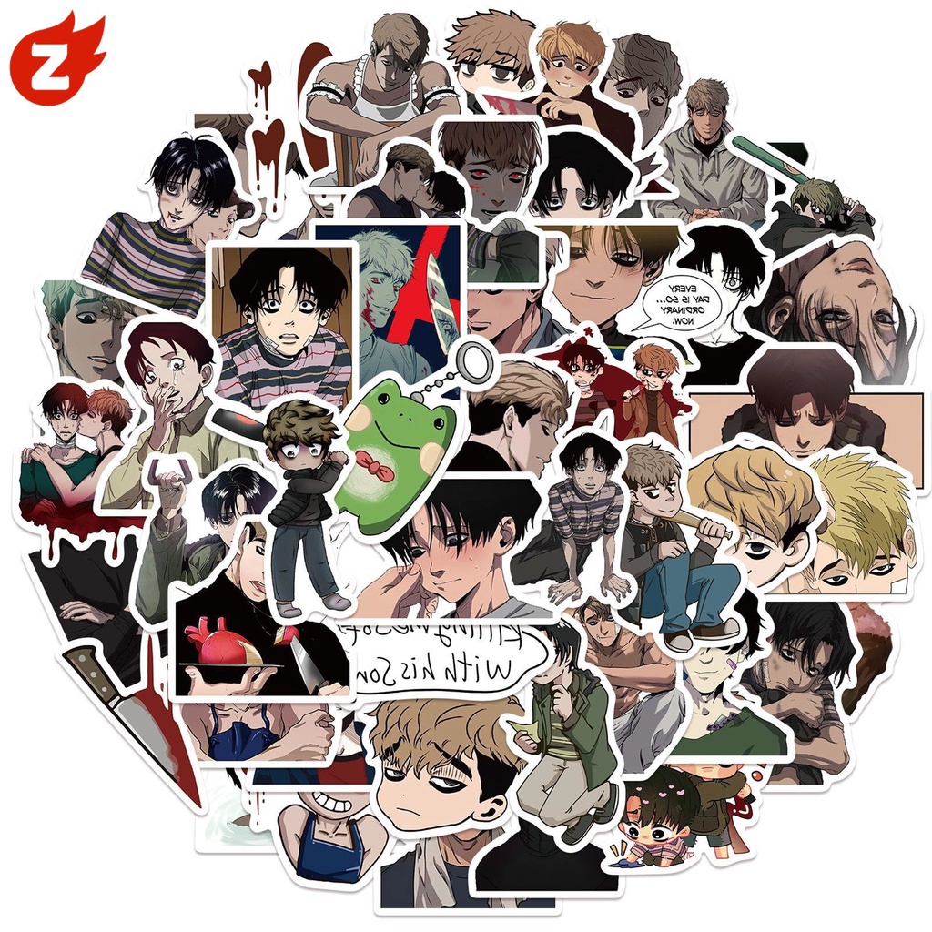 Killing stalking Graffiti Sticker ~50pcs/set Waterproof Luggage ...