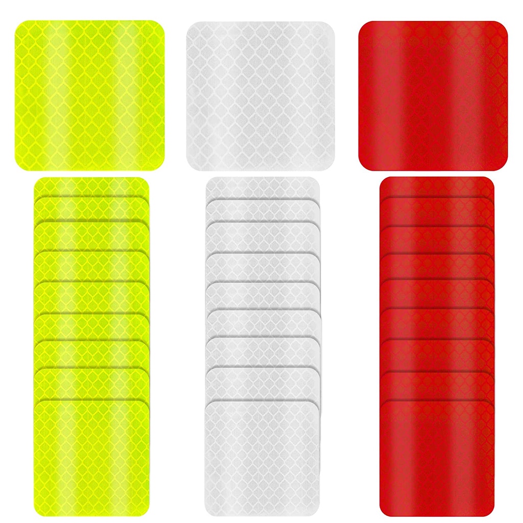 10Pcs Warning Reflective Stickers Safety Reflective Sticker Night ...