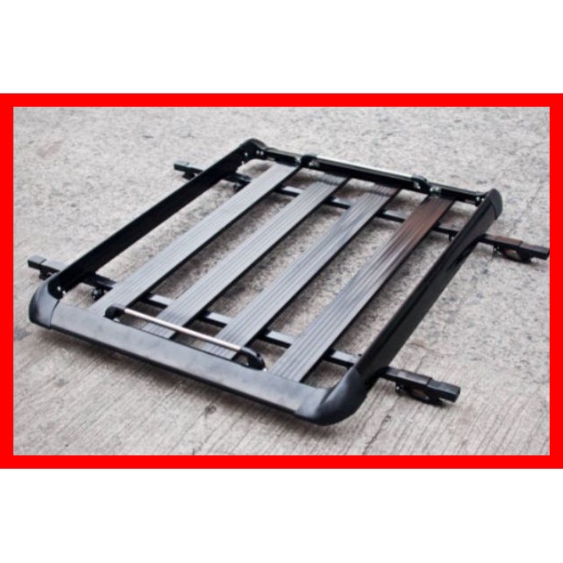 ((HUB) HUB)Aerorack Roof Rack Carrier Car Basket 50"x38" Black with ...