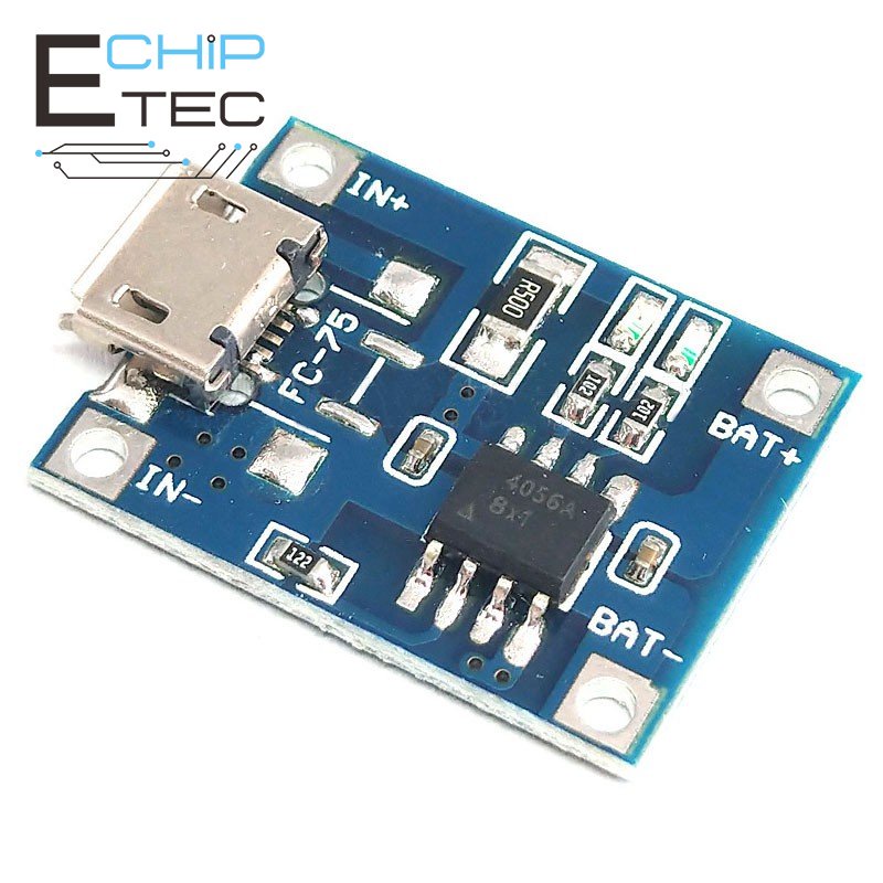 2PCS/16PCS Micro USB 5V 1A 18650 TP4056 lithium bms charger without ...