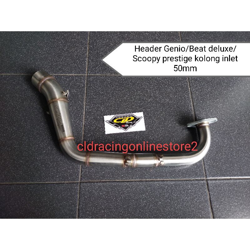 CLD Racing GENIO/BEAT Exhaust Neck Header SCOOPY 2021/deluxe 50mm Inlet ...