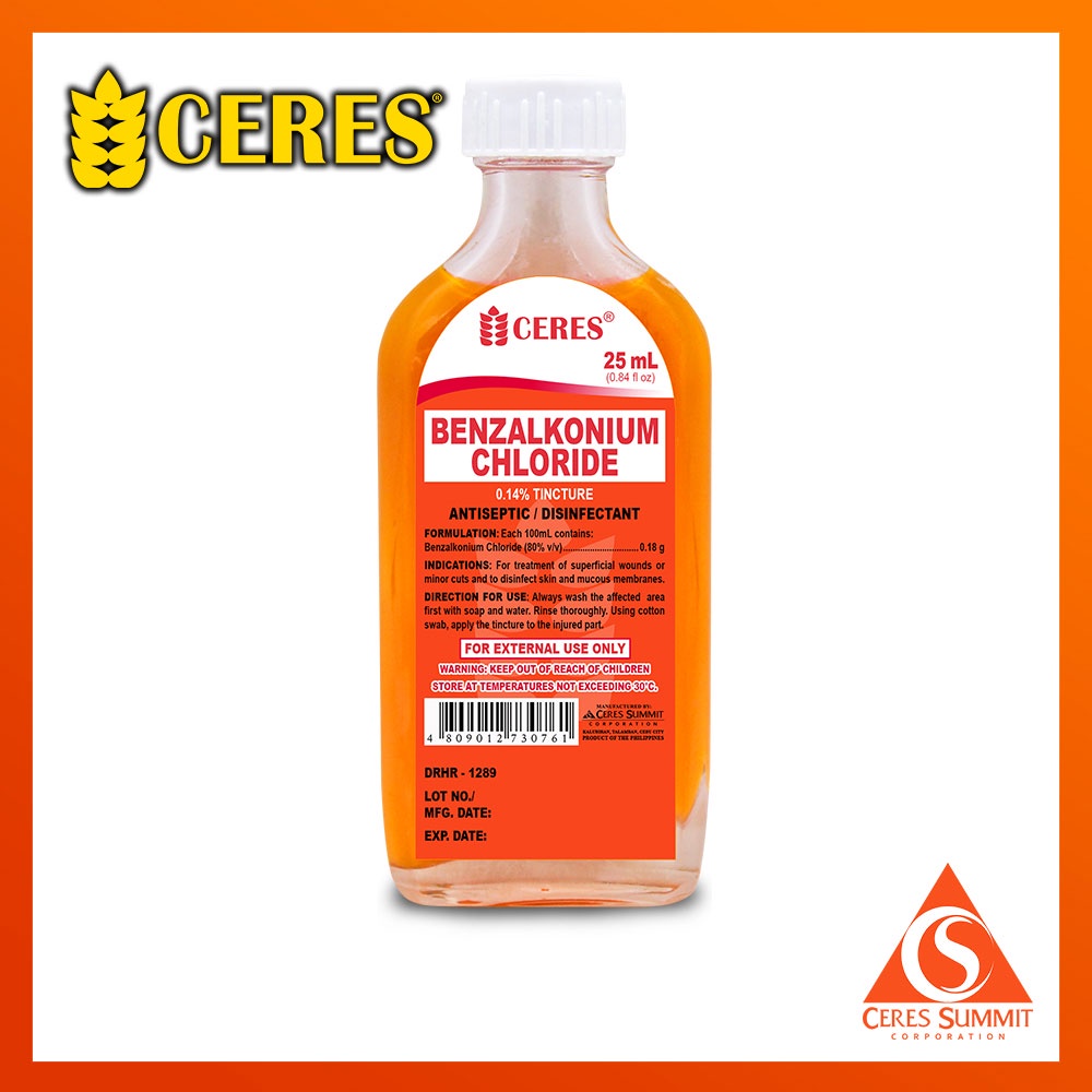 Ceres Tincture of Benzalkonium Chloride (Cuticle Tint) 25 mL and 55 mL ...