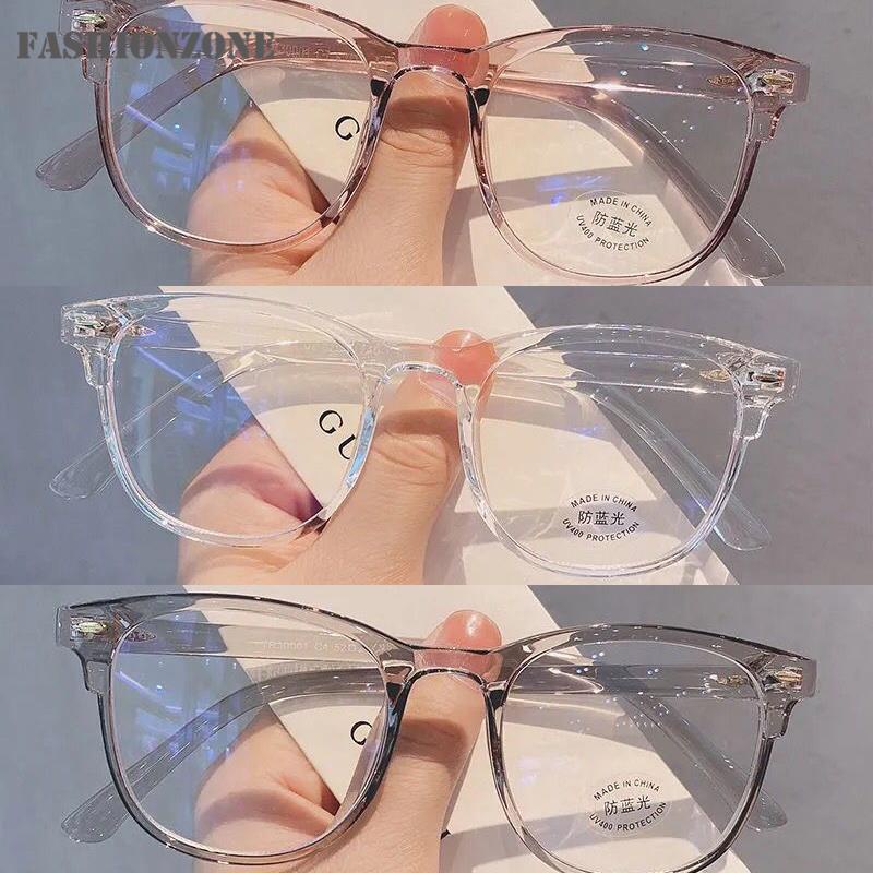 Transparent Computer Glasses Anti Radiation Glasses For Women/Men Anti ...