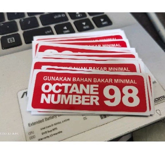 Octane number Sticker Car Motorcycle Sticker | Shopee Philippines