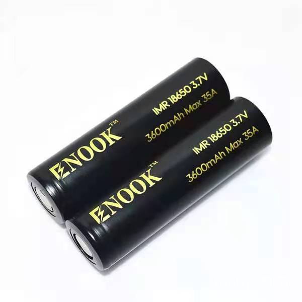 Enook 18650 3600mAh 35A 3.7v Rechargeable battery lithium ion battery ...