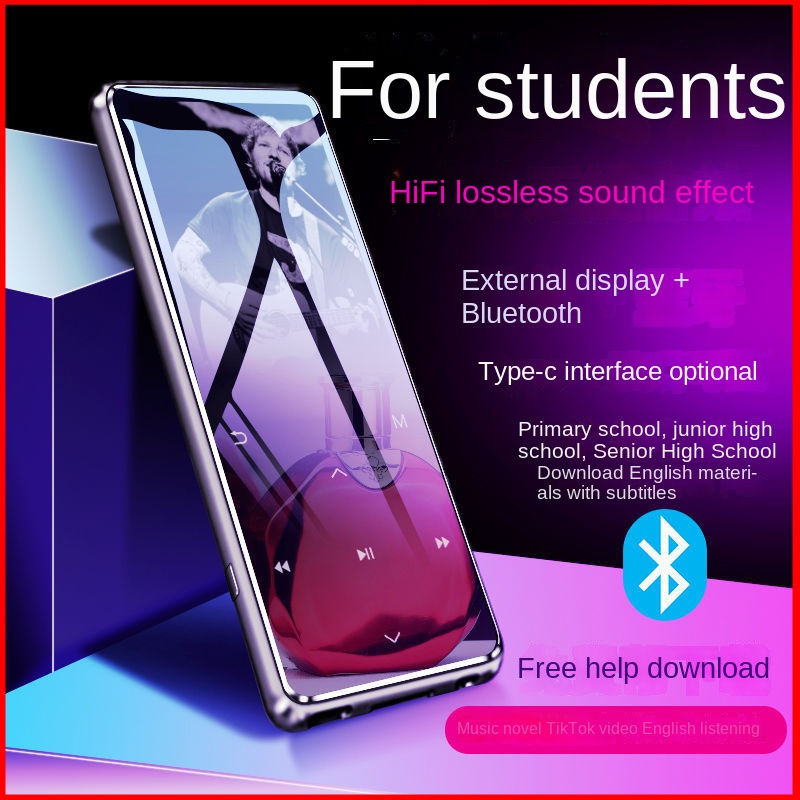 Bluetooth mp3 Player Student Edition Music Walkman mp4 Full Screen ...