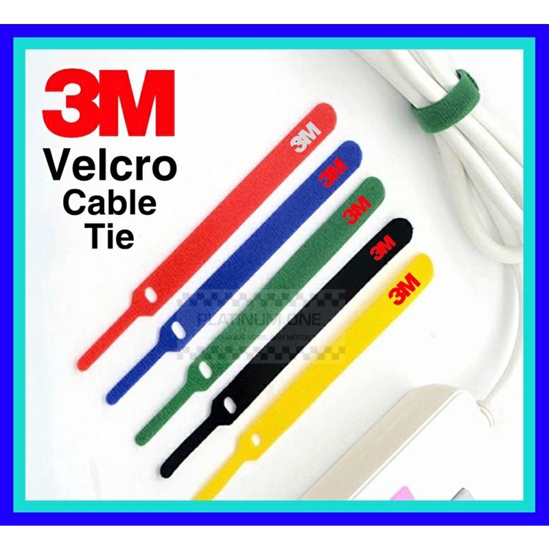 3m VELCRO CABLE TIE / VELCRO CABLE TIE 3M ORI | Shopee Philippines