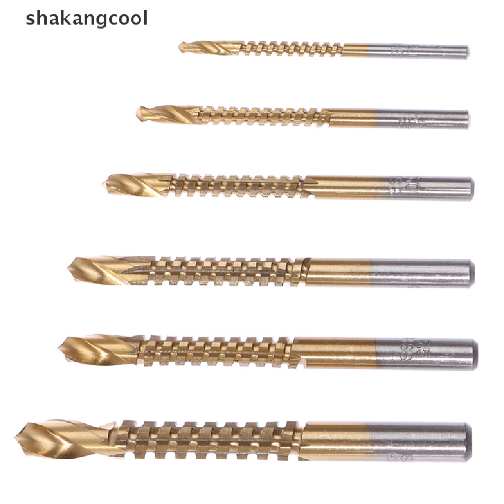 shakangcool 6Pcs Cobalt Left Hand Drill Bit Set Screw Metric Composite ...