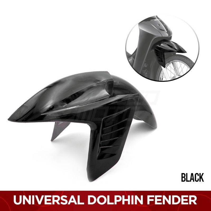 HIGH QUALITY CONTROL UNIVERSAL GLOSSY DOLPHIN FRONT FENDER | Shopee ...