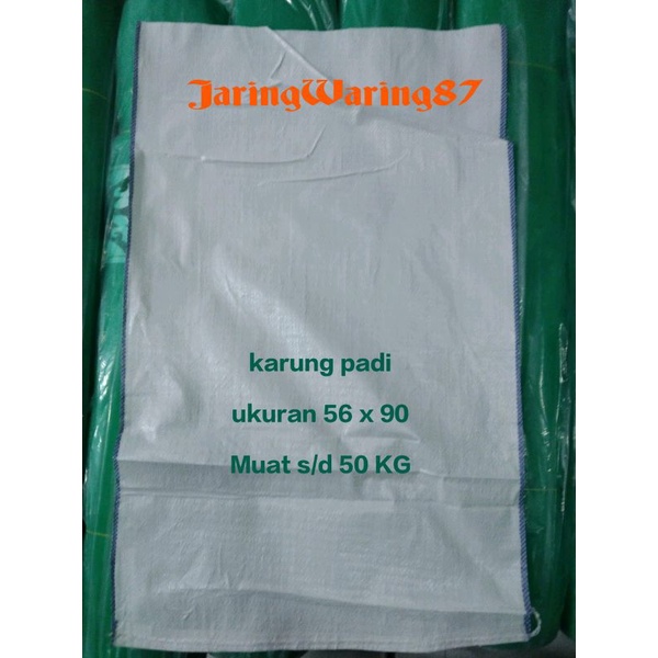 PUTIH New 50kg Rice Sack, 56x90 Sack, 50kg Rice Sack, White Sack ...