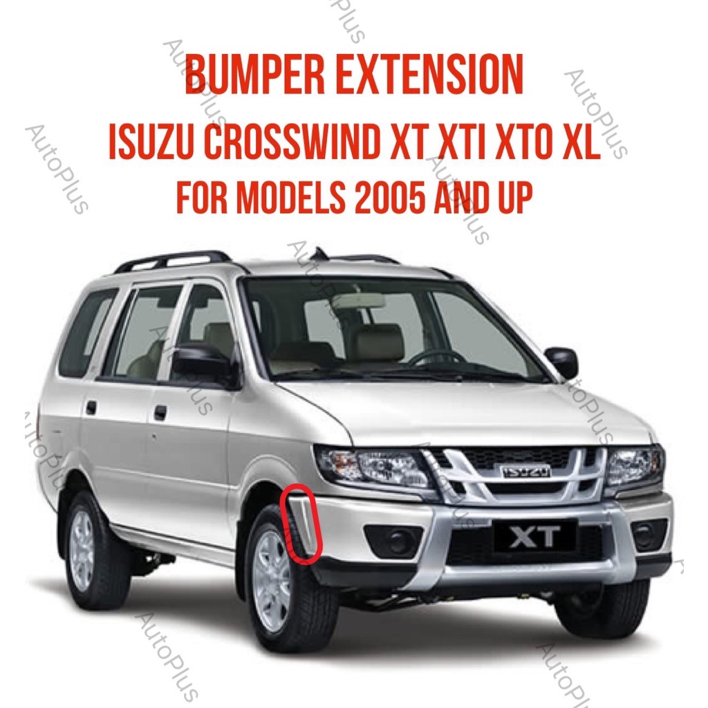 Isuzu Genuine Bumper Extension Bumper Flare Bumper Molding 2005 Up ...