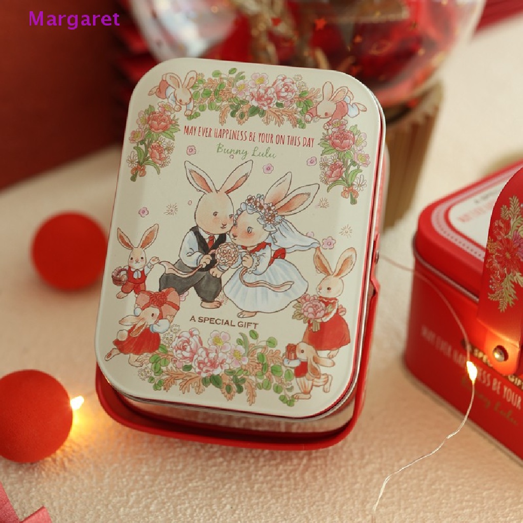 [Margaret] Vintage Small Suitcase Storage Tin Metal Candy Box Gift Box ...