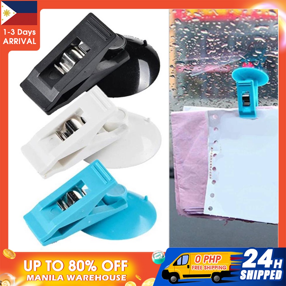 Fixing Tool Suction Cup Plastic Car Window Mount Suction Clip Bill ...