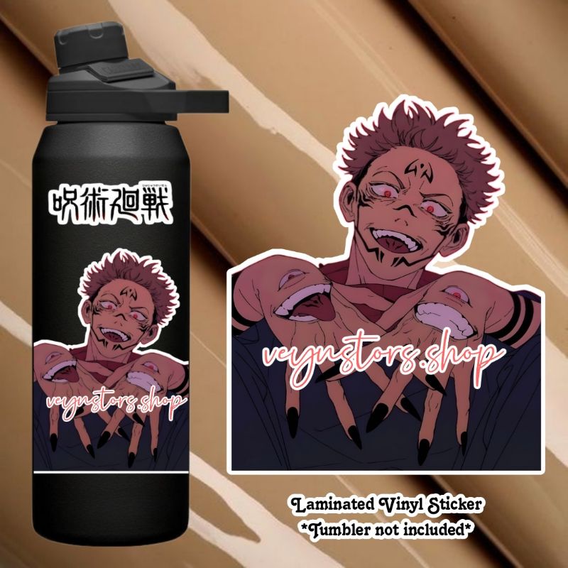 JUJUTSU KAISEN SUKUNA LAMINATED VINYL STICKER | Shopee Philippines