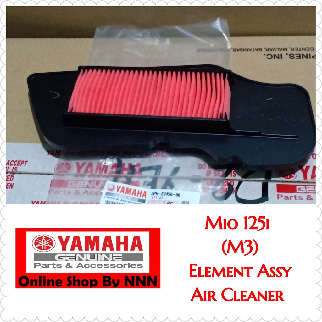 ELEMENT ASSY AIR CLEANER OR AIR FILTER FOR MIO i 125 YAMAHA GENUINE ...