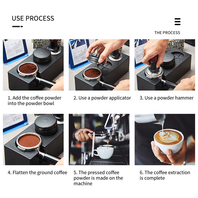 Koryaiko Calibrated Pressure Tamper Coffee Powder Press 304 Stainless ...