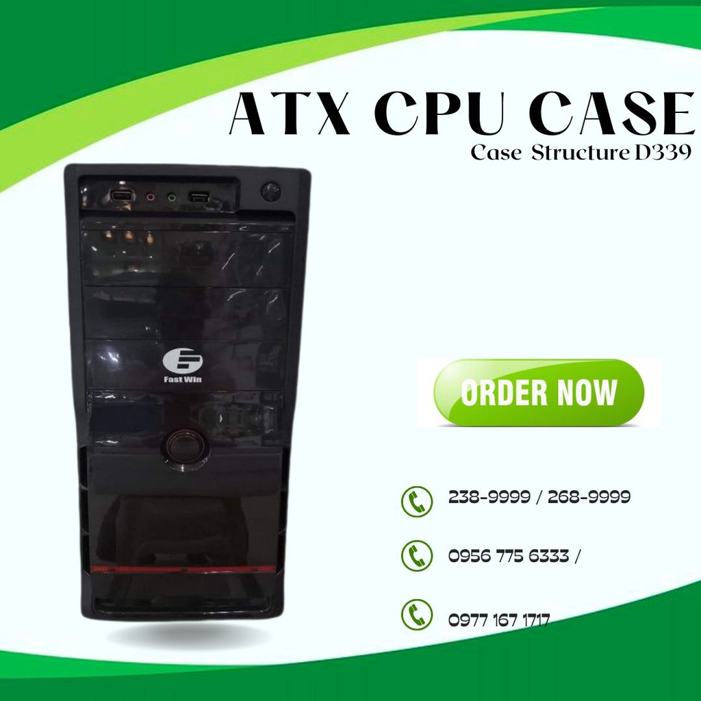 ATX Tower Casing MATX Gaming Case Budget Gaming CPU Acrylic Case D339 ...