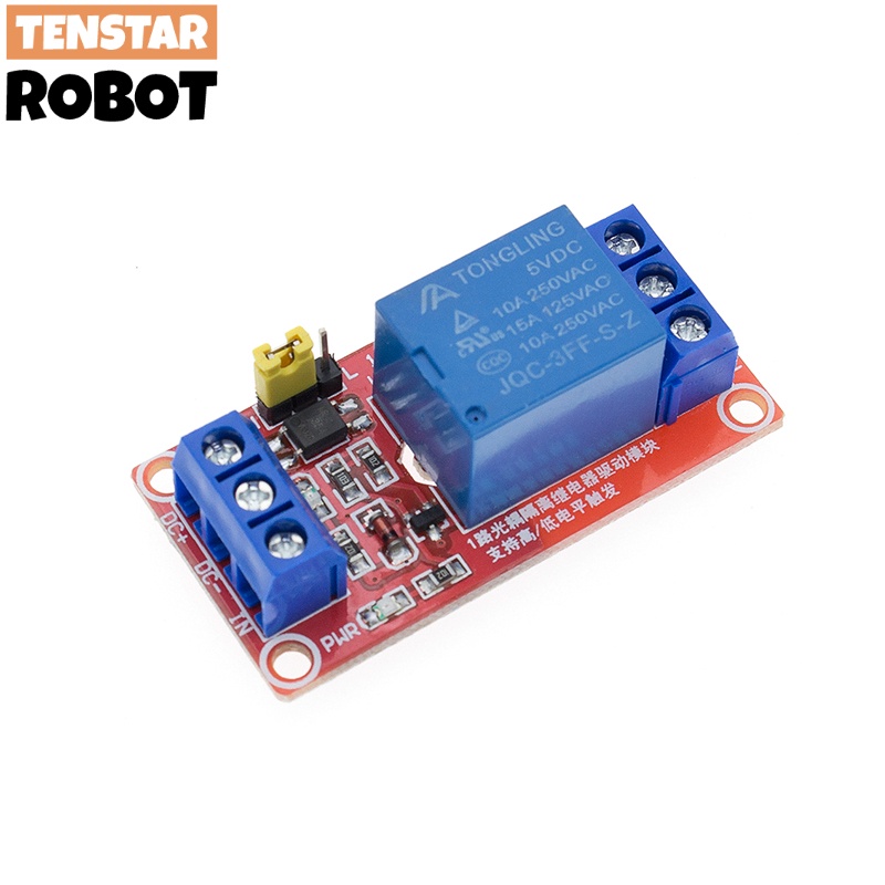 one 1 channel relay module DC 5V 12V 24V high and low level trigger ...