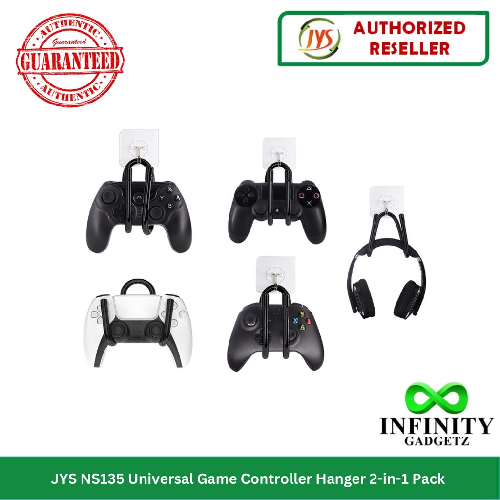 JYS NS135 Universal Game Controller Hanger 2-in-1 Pack | Shopee Philippines
