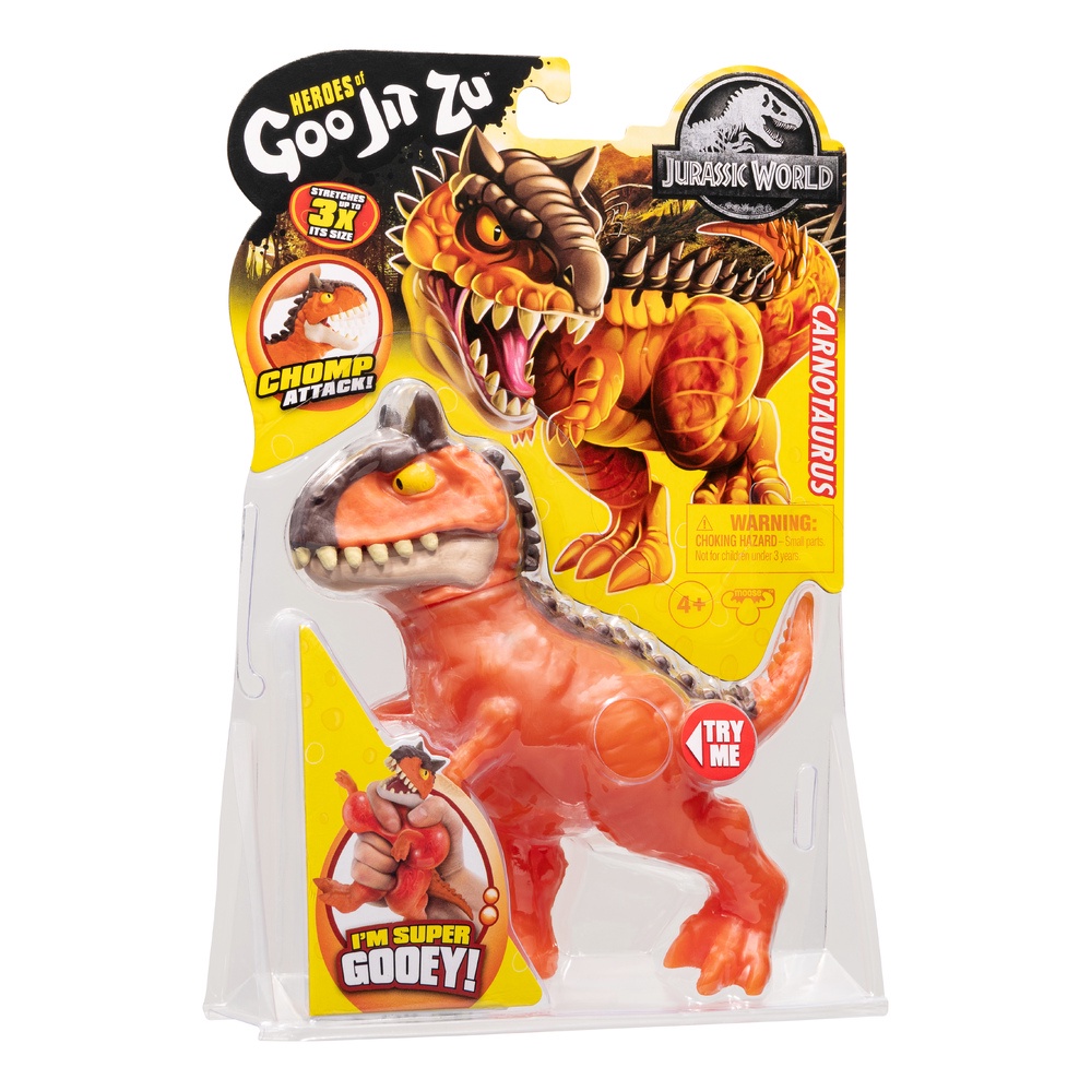 Heroes of Goo Jit Zu Jurassic World Action Figure Carnotaurus with ...