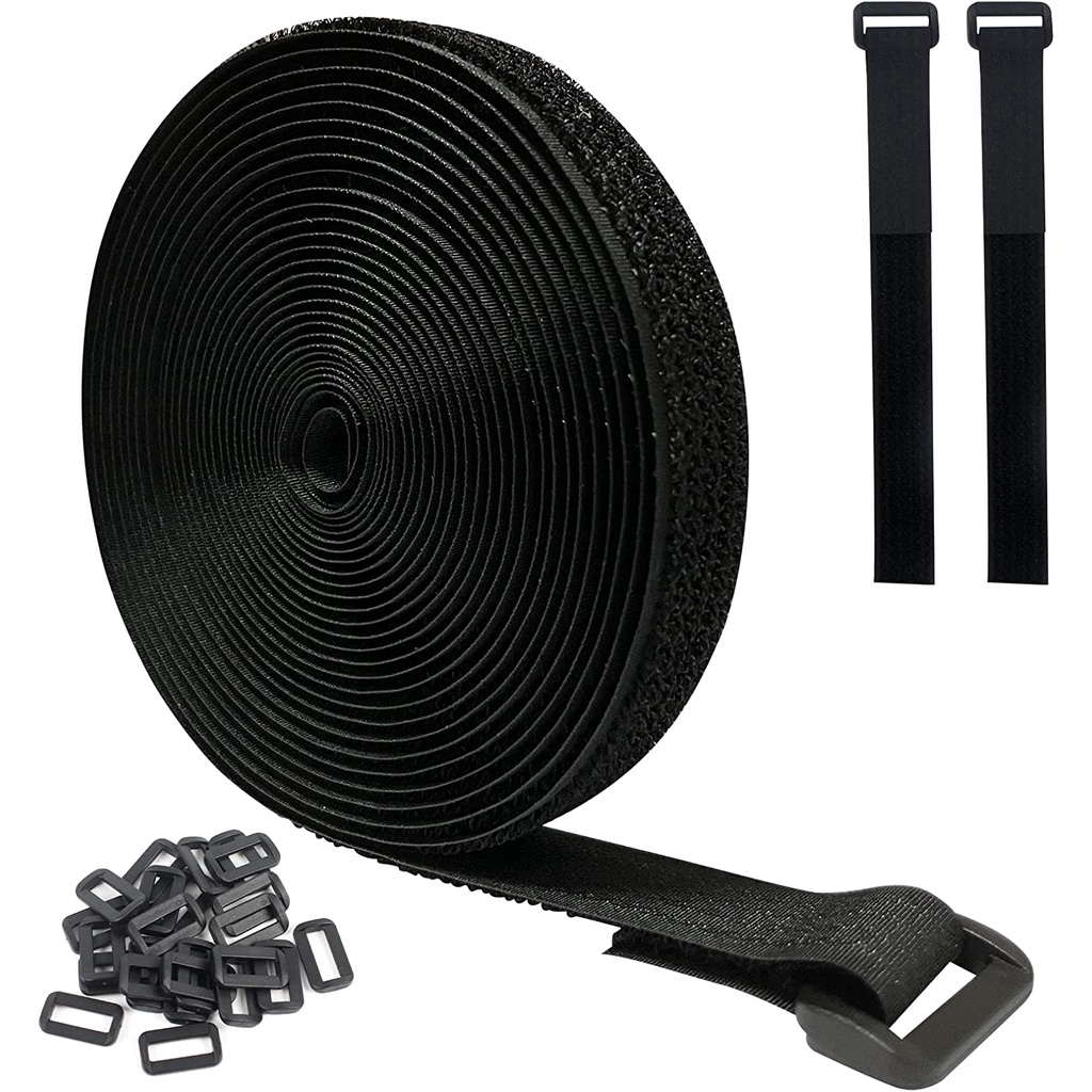 Cable Ties Straps Velcro Cable Ties Wire Organizer Reusable Adjustable Cable Cinch Strap ...