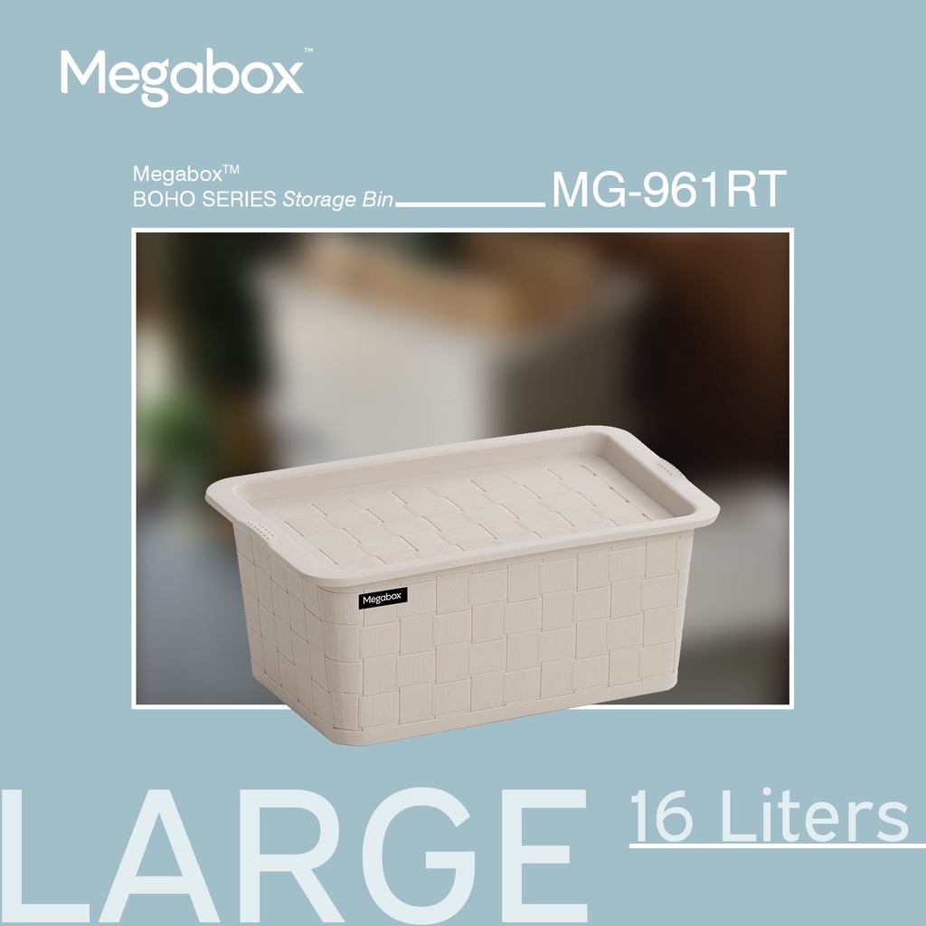 Megabox MG 961 RT Storage Bin Large BUNDLE OF 3 | Shopee Philippines