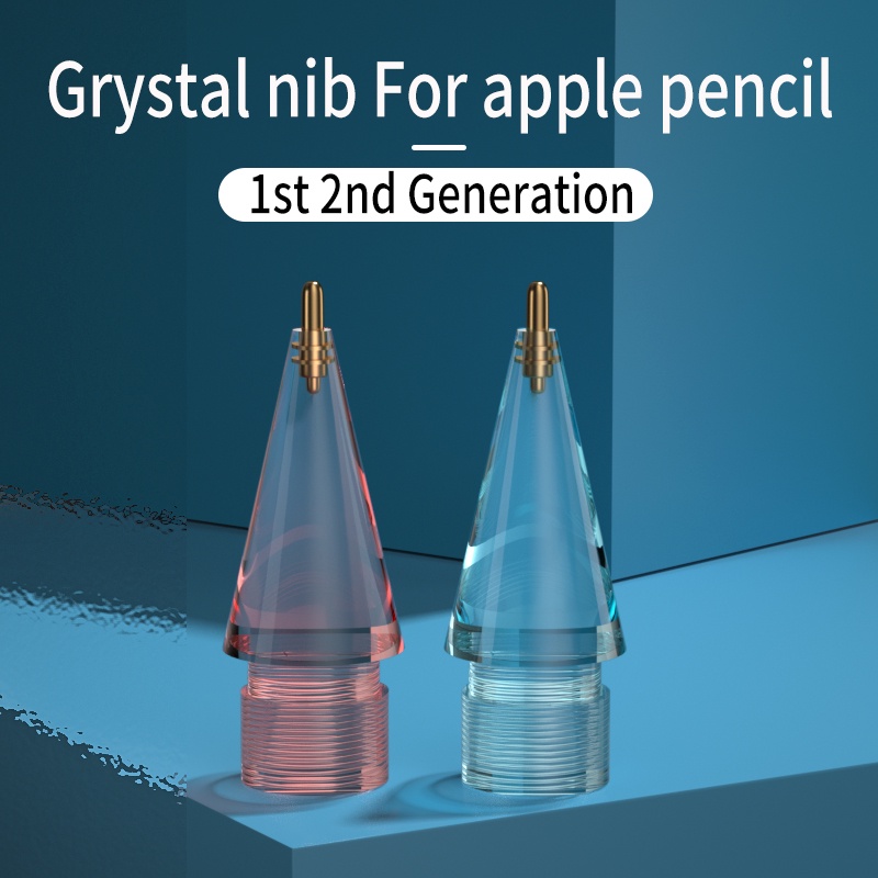 Metal Pencil Tips For Apple Pencil 2nd 1st Generation Transparent ...