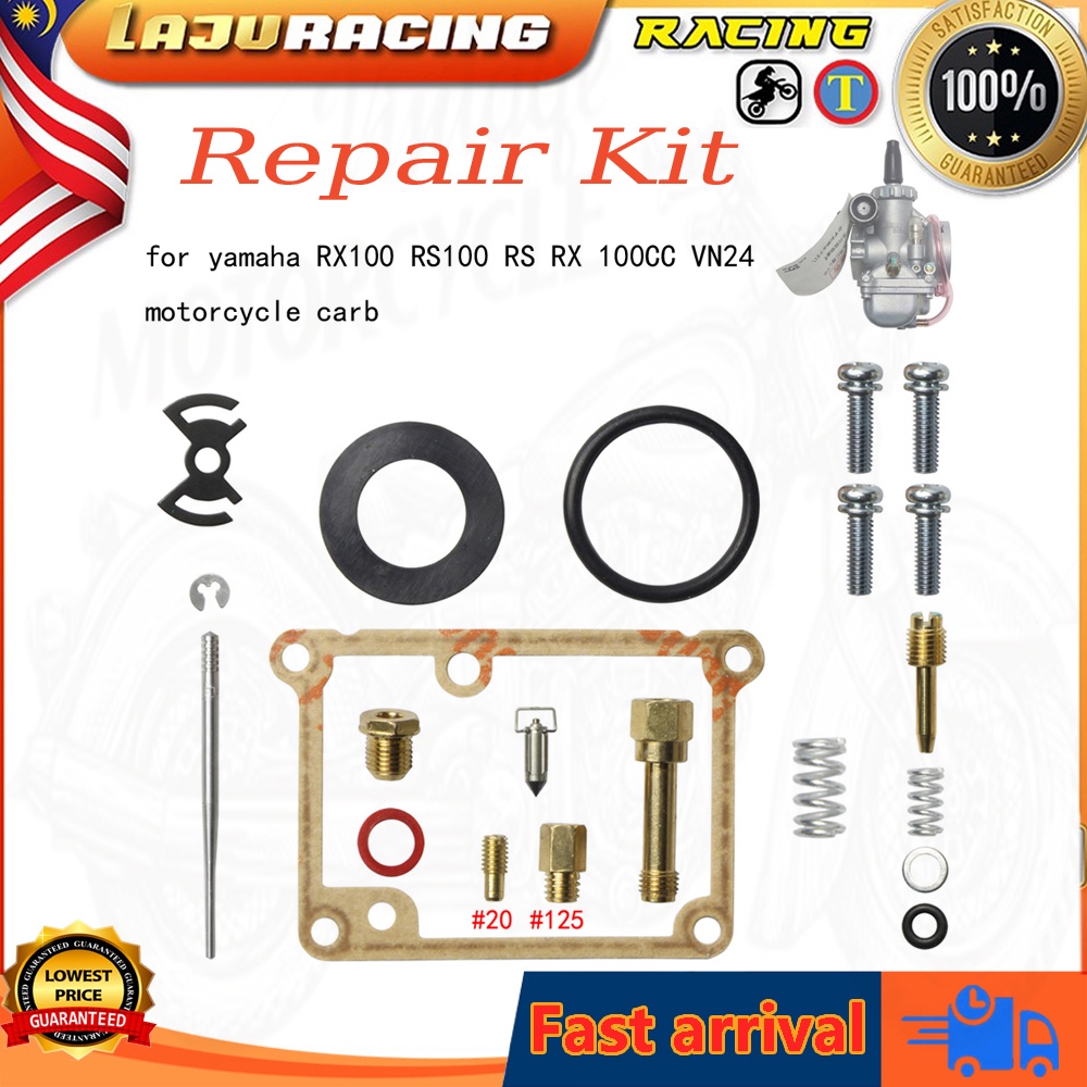 Carburetor Repair Kit For Yamaha Rs100 Rx100 Rs100 Rs Rx 100cc Vn24 ...
