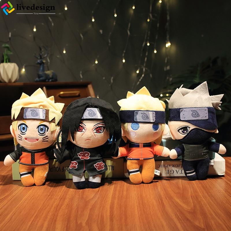 (Ready Stock) 20cm Figuras Anime Naruto Plush Doll Kakashi Doll Uchiha ...
