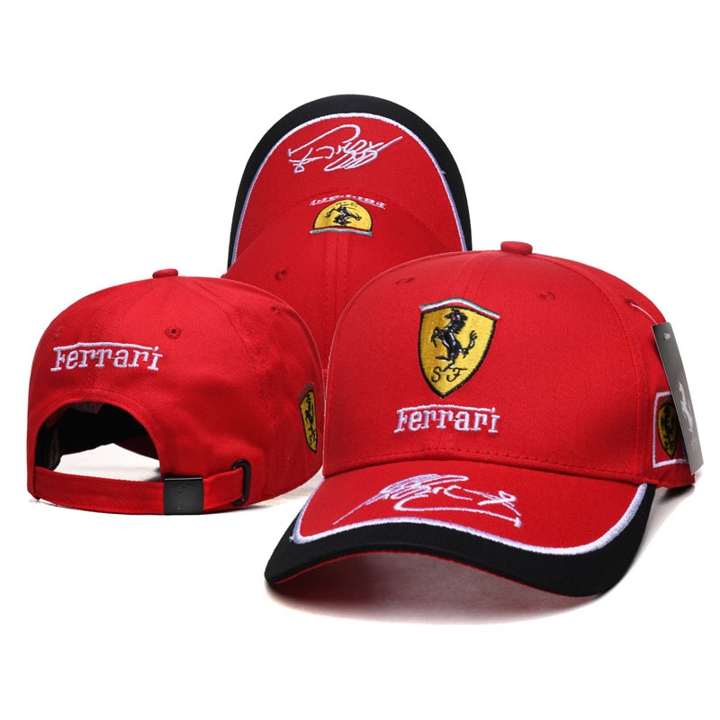 Ferrari baseball cap F1 racing event men's and women's hip-hop hat ...