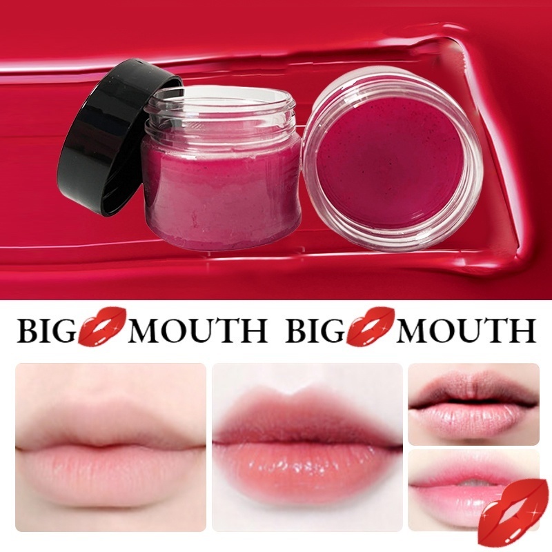 BIG MOUTH 2 Colors Lip Scrub Exfoliated dead skin Fade lip lines ...