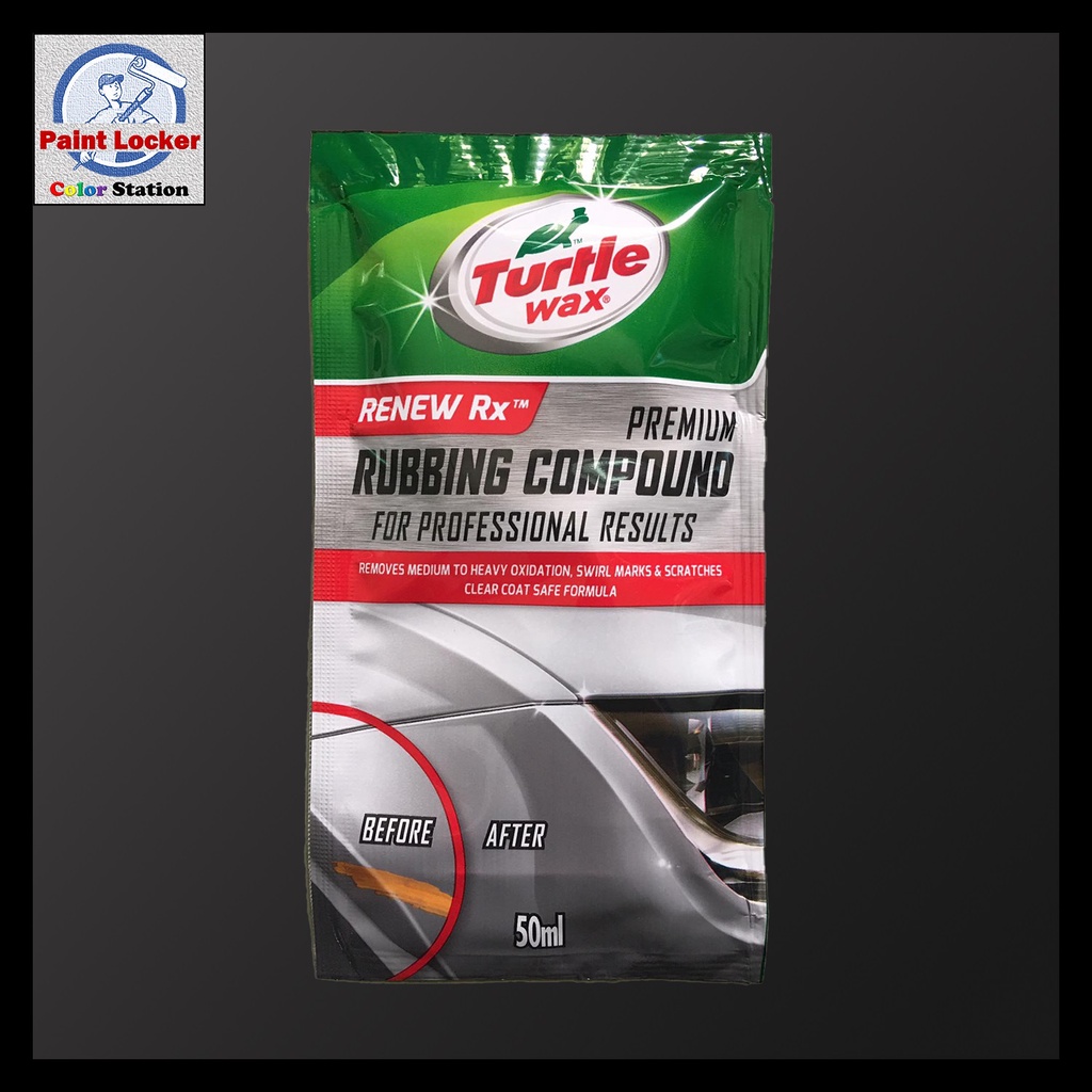 Turtle Wax Premium Rubbing Compound 50mL Sachet AP 1201 Shopee Philippines