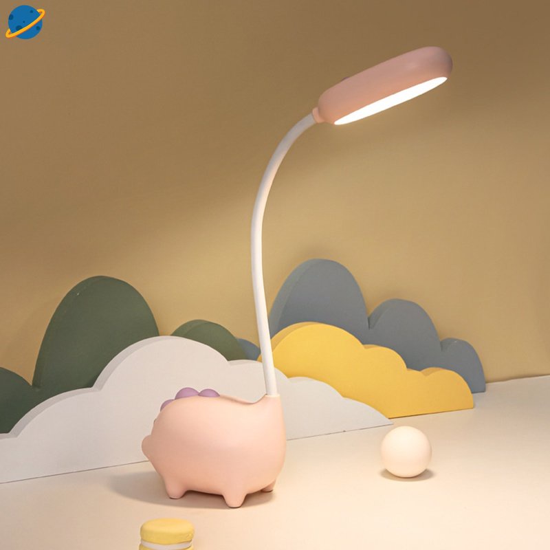 Dinosaur Desk Lamp Children, Bedside Lamp Rechargeable Dimmable Touch ...