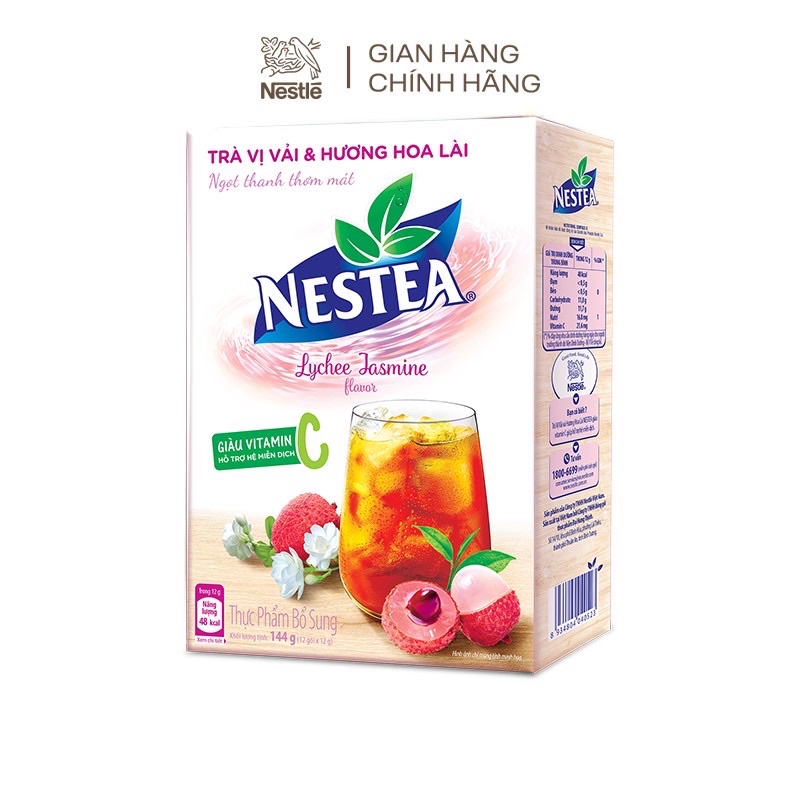 Lychee tea & jasmine flavor (Box of 12 packs*12 grams) | Shopee Philippines