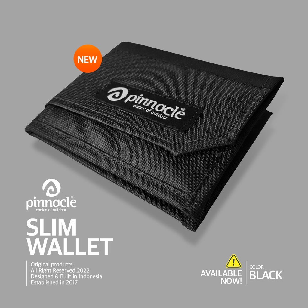 Pinnacle Pro Official Slim Wallet - Black | Shopee Philippines