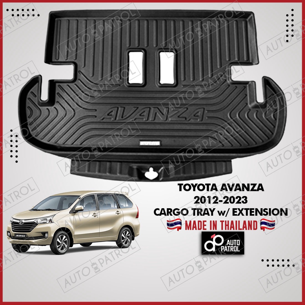 Toyota Avanza 2012-2023 Rear Trunk Tray or Cargo Tray With Extension ...