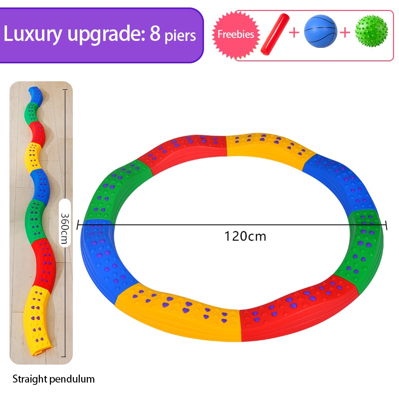 Balance Beam Gymnastics Obstacle Course for Kids Interlocking Stepping ...