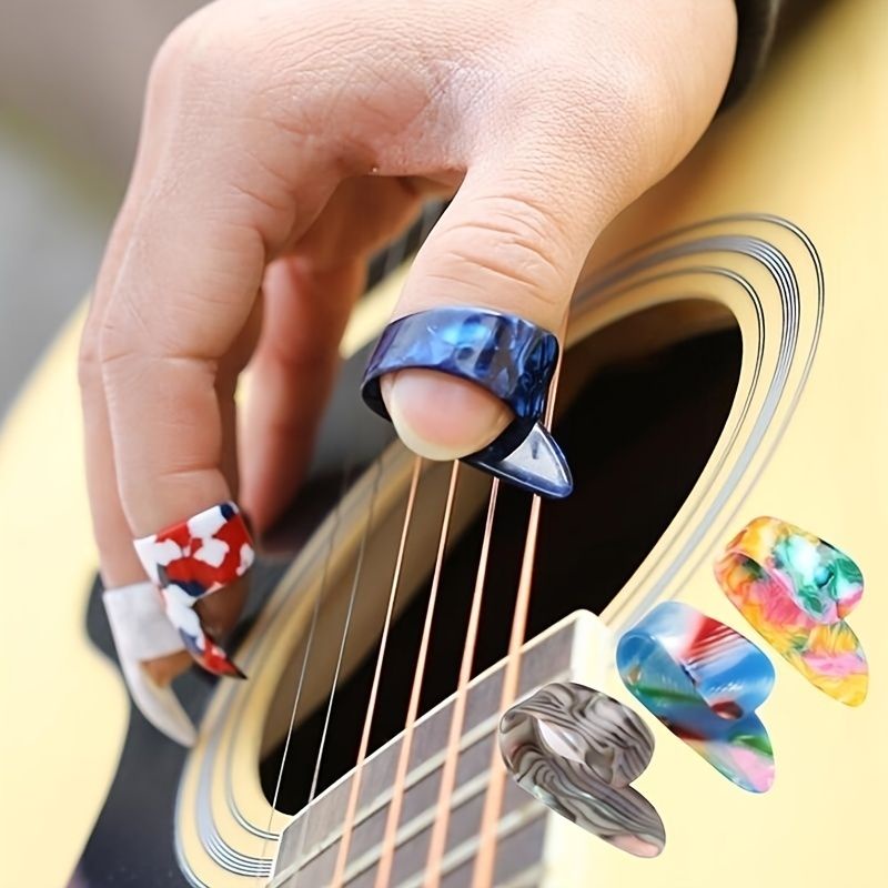 Finger pick and Thumb pick for acoustic guitar Accessories 2PCS ...