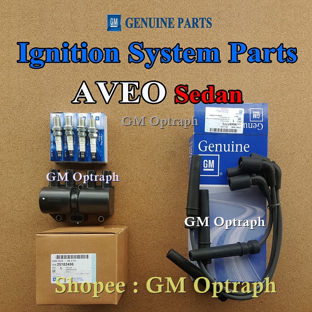 Chevrolet AVEO sedan 25182496 Ignition coil 25182496 High tension wire ...