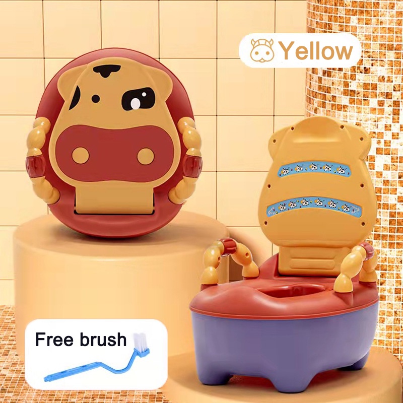 Portable Potty Baby Toilet Trainer Baby Pot Toilet Bedpan Household ...