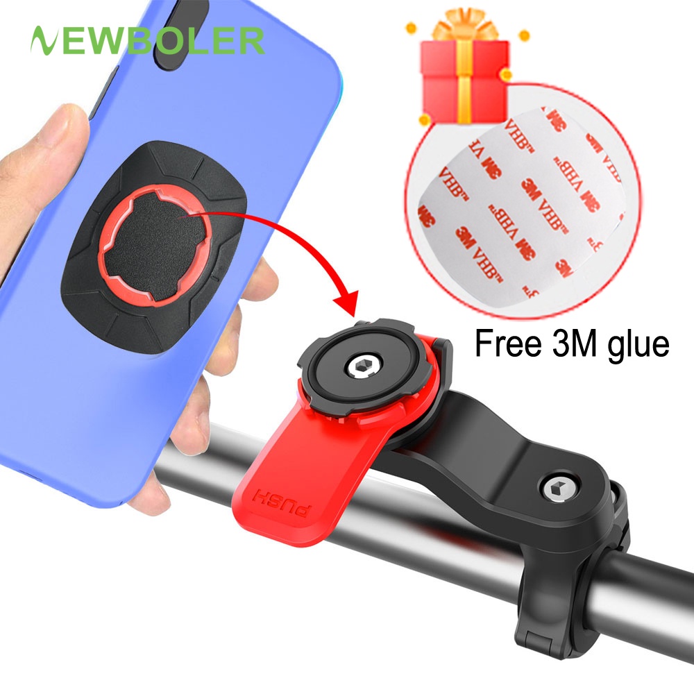 Bicycle Phone Holder 360 Rotatable Lock Type With 3m Double-Sided Tape ...