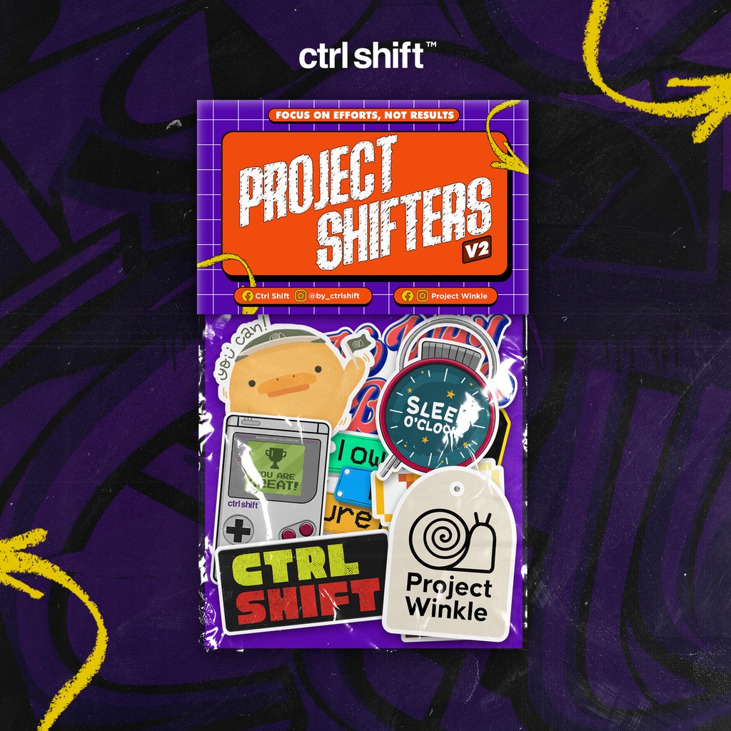 Project Shifters Sticker Pack © 2023 | Shopee Philippines