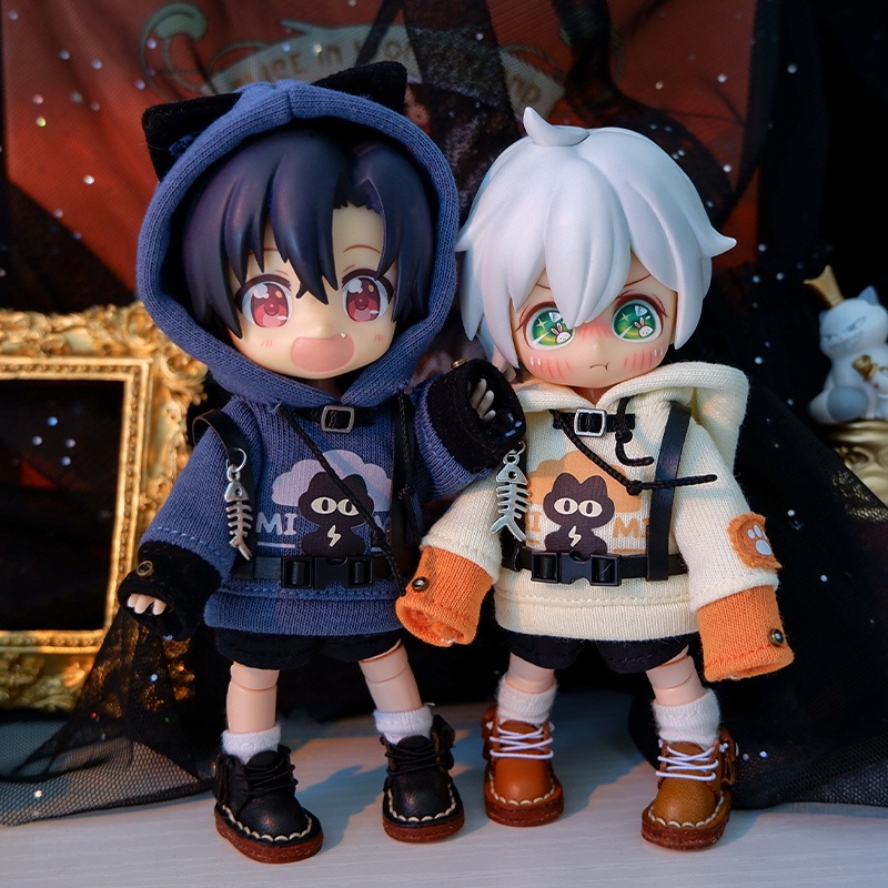OB11 nendoroid Clothes Halloween Series Lightning Cat Molly Doll 1 ...