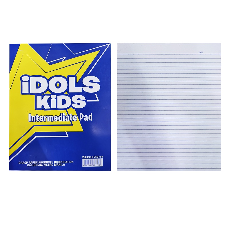 Idols Kids Intermediate Pad grasp paper 200mmx250mm | Shopee Philippines